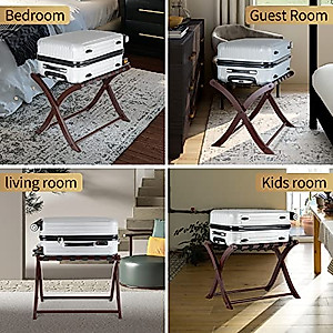 SYBELIJAH Luggage Rack, Folding Luggage Rack for Guest Room, Bedroom Hotel