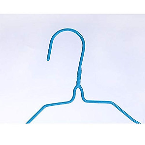 ZHFEL Hanger, No Trace Non-Slip Space Saving Multifunction Hang Hooks Adult Hangers Household Durable Plastic for Coat Shirts -10 Pack-C