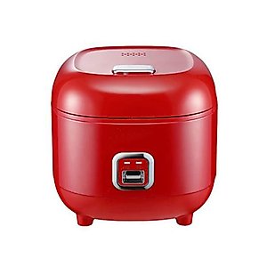Rice Cooker For 3 People CUPS Steamer (Red)