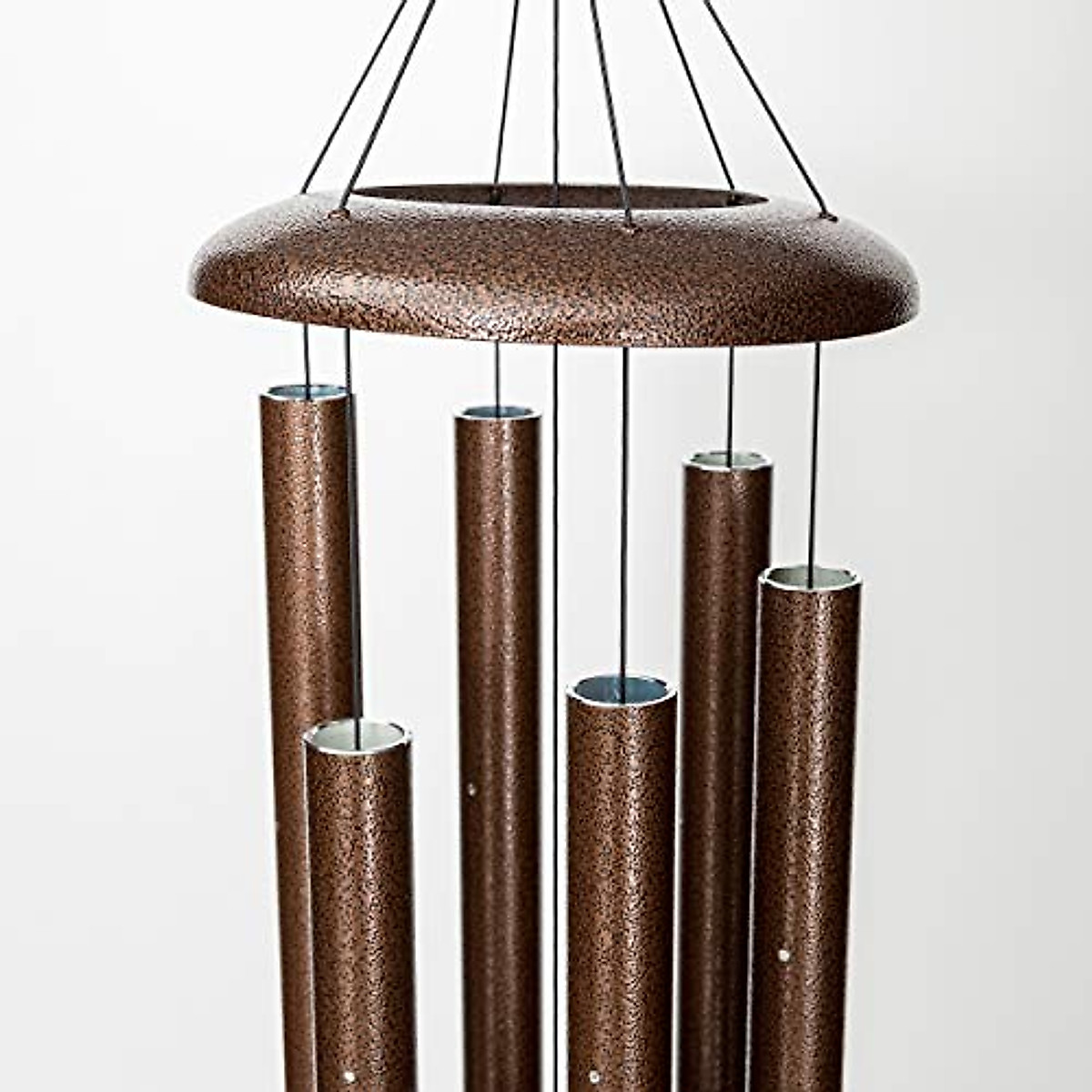 Corinthian Bells by Wind River - 44 inch Copper Vein Wind Chime for Patio, Backyard, Garden, and Outdoor décor (Aluminum Chime) Made in The USA