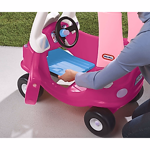 Little Tikes Princess Cozy Coupe Ride-On Toy - Toddler Car Push and Buggy Includes Working Doors, Steering Wheel, Horn, Gas Cap, Ignition Switch - For Boys and Girls Active Play , Magenta