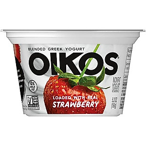 Oikos Core Strawberry Greek Yogurt, 5.3 Ounce Cup - 12 per case
