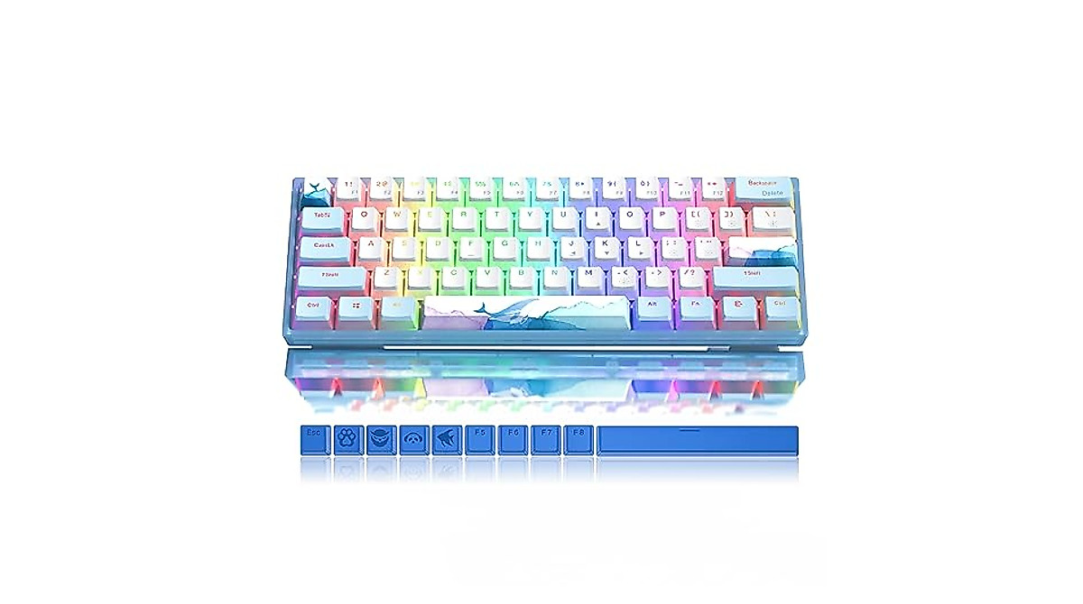 Womier WK61 60% RGB Mechanical Gaming Keyboard