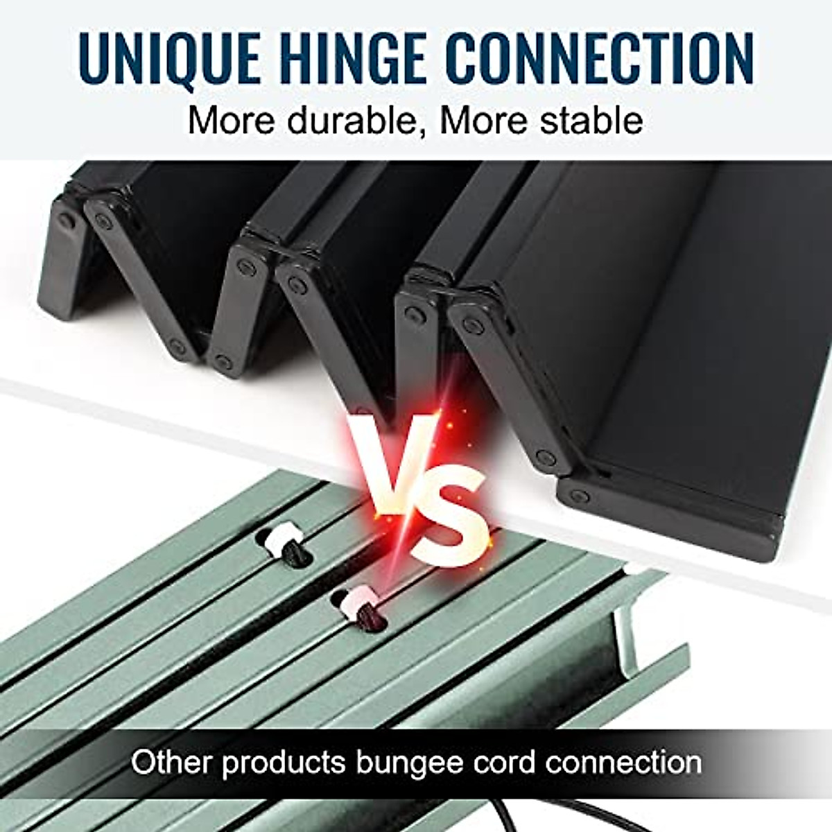 Keencamp Beach Table Compact Camping Folding Table Ultralight with Storage Portable Aluminum Outdoor Coffee Table Foldable for Travel Picnic Cooking Black 22" D x 15.82" W x 15.82" H