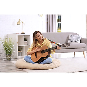 Speedee Music Embroidered Guitar Strap Kit - 1 US Map Camo Design Guitar Strap, 3 Guitar Picks, 2 Strap Locks, 1 Button Headstock Adaptor, and More - Strap Gift Set for Acoustic, Electric Guitars