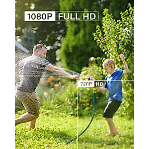 ANNKE 4-Packed HD-TVI 1080P Home Security Surveillance Cameras, 1080P Day Night Vision, IP66 Weatherproof Housing