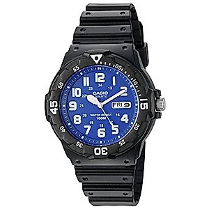 Casio Men's MRW200H-2B2V Classic Analog Display Quartz Black Watch