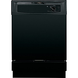 GE GSD2100VBB BUILT-IN DISHWASHER WITH 2 LEVEL WASH SYSTEM & PIRANHA HARD FOOD DISPOSER