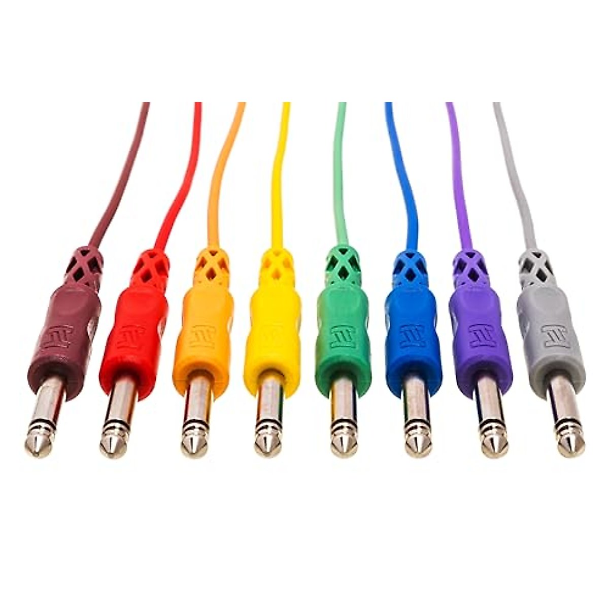 Hosa CPP-830 1/4" TS to Same Unbalanced Patch Cables, 1 Foot