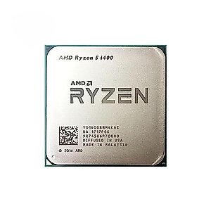 AMD Ryzen 5 1400 CPU Used 4-Core 8-Thread Desktop Processor 3.2 GHz 8M 65W Socket AM4