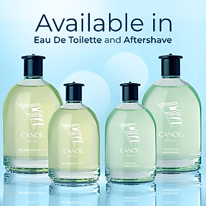 CANOE Aftershave Splash for Men by DANA (4 fl oz) Essence of an Adventurous Lifestyle, Classic Sport Scent
