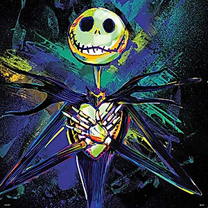 Skinit Decal Gaming Skin Compatible with PS4 Pro Bundle - Officially Licensed Disney The Nightmare Before Christmas Jack Skellington Art Design