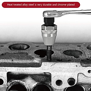 Damaged Bolt and Stud Extractor Tool, Grips and Removes 1/4-Inch to 1/2-Inch Studs - Ideal for Broken, Rounded Off, Painted Over, and Rusted Tight Bolts