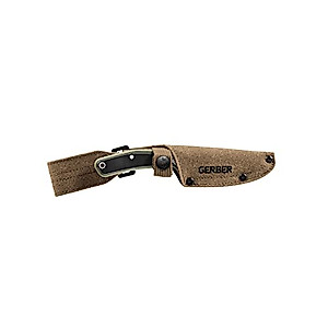 Gerber Gear Downwind Caper - Fixed Blade Knife with Sheath for Hunting Gear - Olive