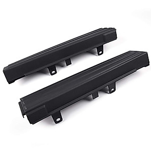 G-PLUS Tailgate Protector Molding Trim Pad Compatible for 2009-2014 Ford F150 (for Models with Flex Step Tailgate) Black Right & Left Side 9L3Z9941019AA 9L3Z9941018AA