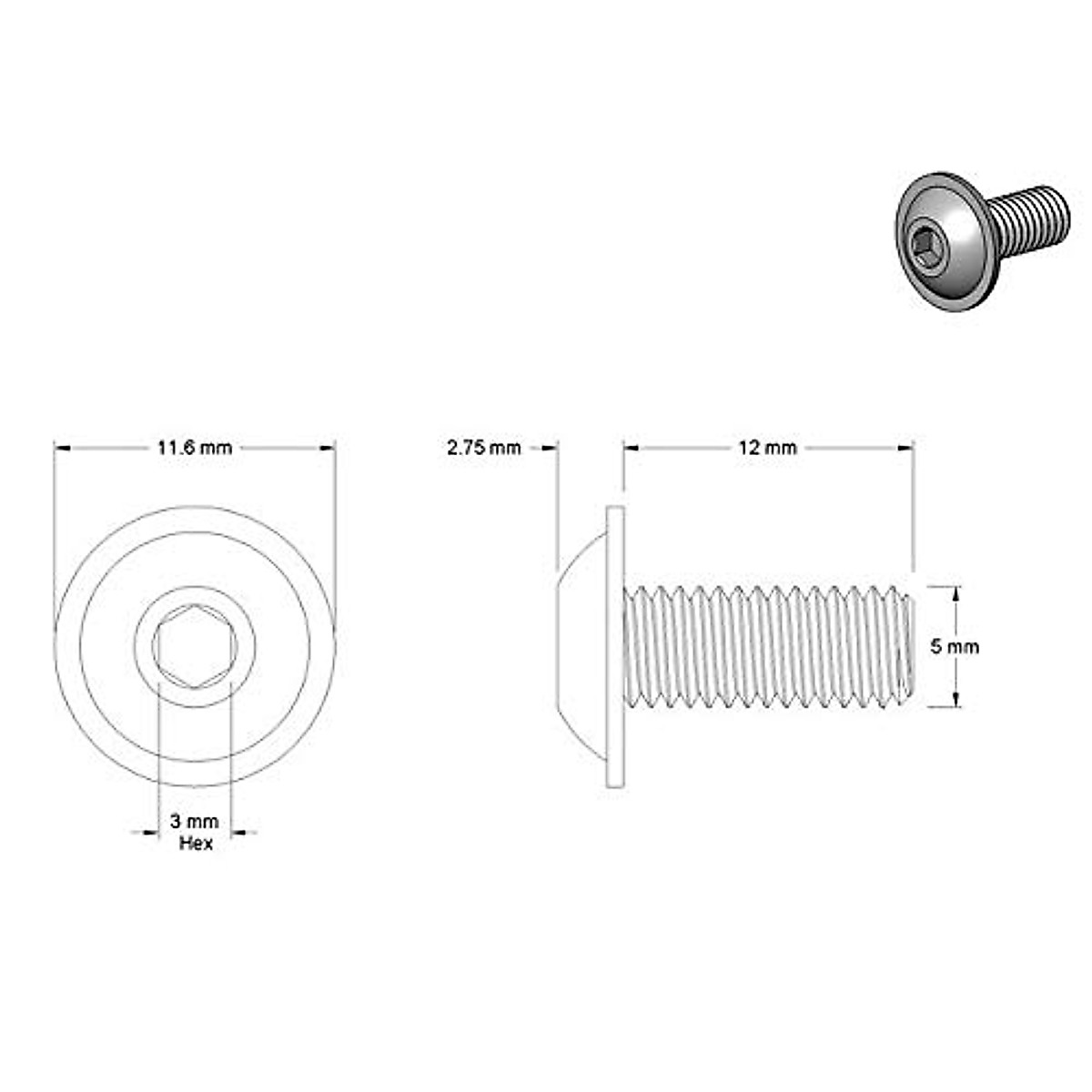 3PCS Long Cleat Bolts Bike Pedal for Shimano SPD-SL Road Style (20MM)