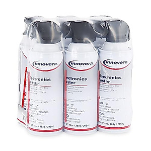 Innovera 10016-BNDL 10 oz. Compressed Air Duster Cleaner (6/Pack)