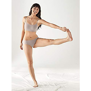 True & Co. Women's True Body Scoop Adjustable Strap Bra, Mink, (Medium) 34-36A/D