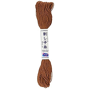 Olympus Sashiko Brown 20m Skein thread