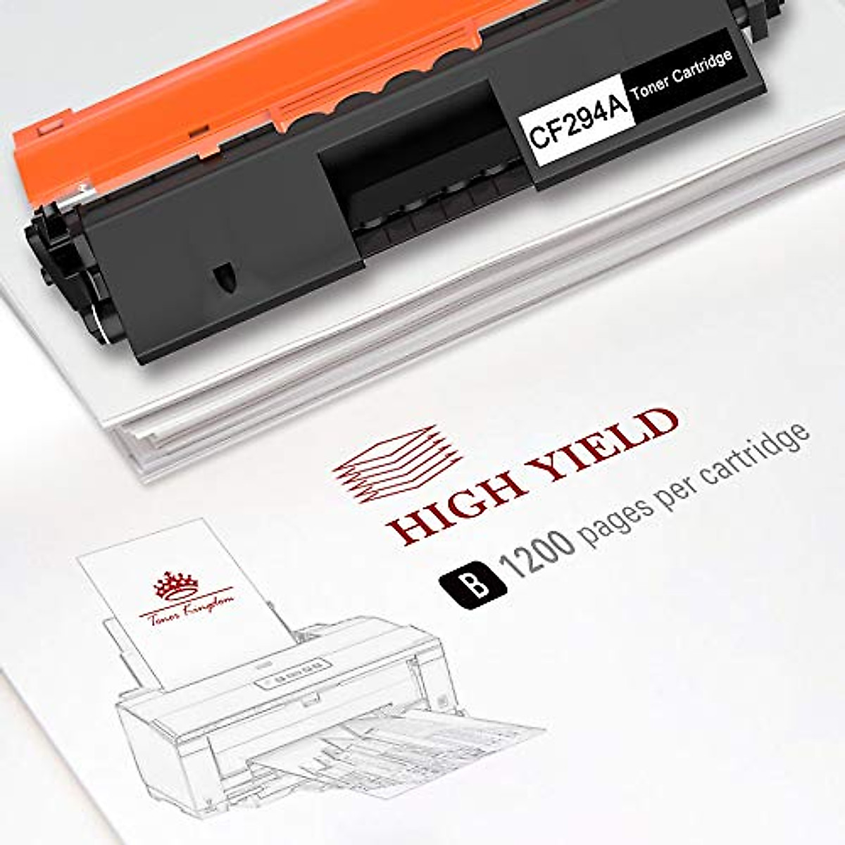 Toner Kingdom Compatible Toner Cartridge Replacement for HP 94A CF294A for HP M118dw MFP M148dw M148fdw M149fdw M148 M118 M149 Toner Printer (Black, 1 Pack)