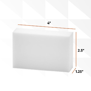 Superior Magic Eraser Sponge Cleaning Sponge for Floor, Wall, Melamine Sponge Furniture Removes Scuffmarks, Dirt, and Tough Stains, Pack of 8, by Superio