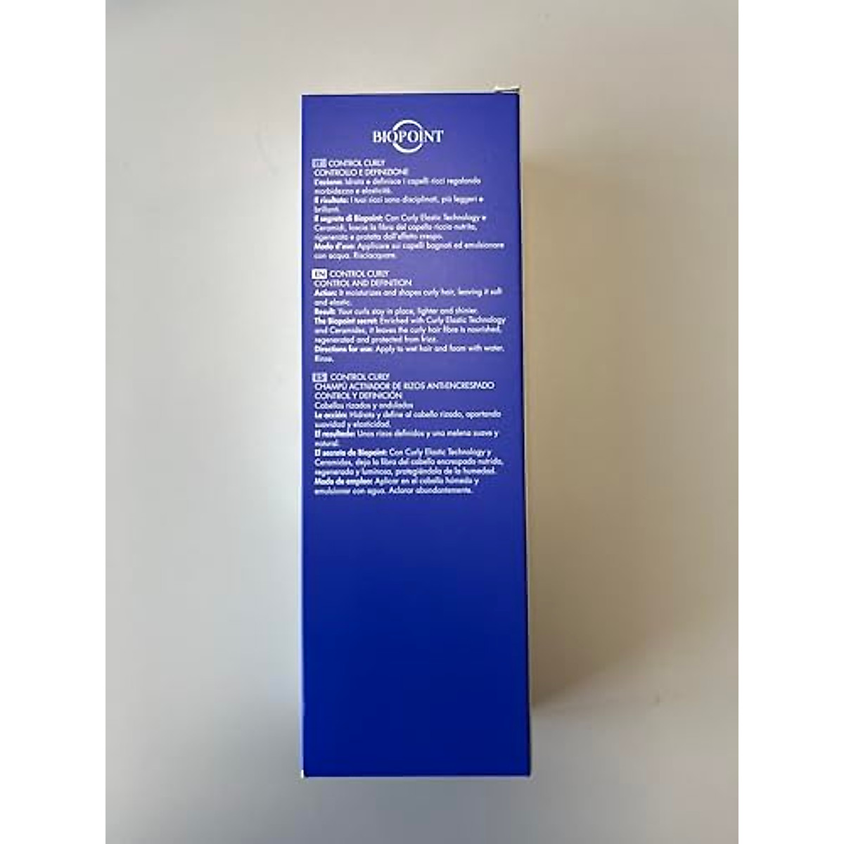 BIOPOINT Anti-Frizz and Anti-Crespo Curl and Wave Shampoo - Hydrating Formula for Defined, Elastic Curls