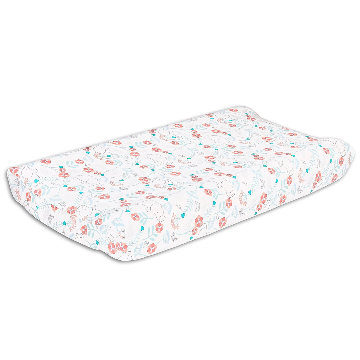 The Peanutshell Safari Love Changing Pad Cover