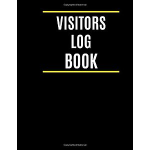visitors log book : visitor book sign in and out for business,offices,Reception desk Guest house - smaller company: Business Sign In/Out Register ... In Book For Schools, Front Desk Security