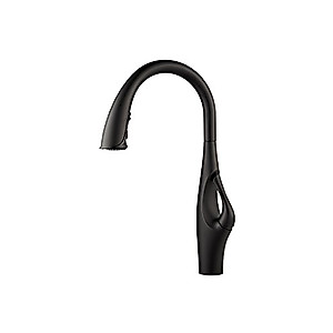 Pfister GT529-IHB Kai 1-Handle Pull-Down Kitchen Faucet Matte Black