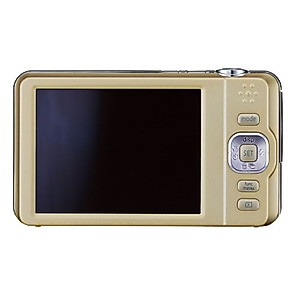General Imaging Full-HD Digital Camera with 14.4MP, CMOS, 10X Optical Zoom, 3-Inch LCD, 28mm wide angle Lens, and HDMI (Gold) E1410SW-CP