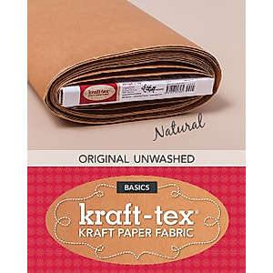 kraft-tex Bolt Natural Original Unwashed: Kraft Fabric Paper, 19” x 10 Yard Bolt (kraft-tex Basics)
