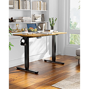 Ergear Electric Standing Desk Adjustable Height, 55 x 24 Inches Sit Stand Up Desk with 3 Memory Presets, Home Office Desk, for Home Office