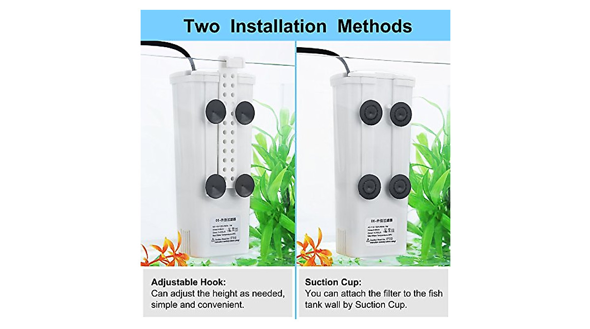DaToo Ultra Silent Aquarium Filter for Small Tanks