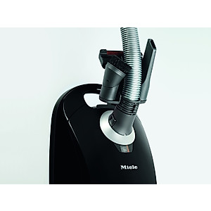 Miele Turbo Team Canister Vacuum, Obsidian Black