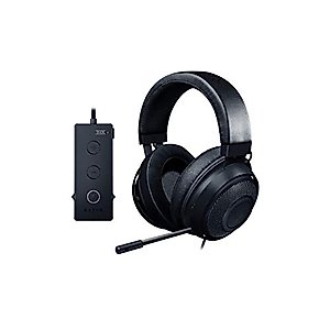 Razer Kraken Tournament Edition THX 7.1 Surround Sound Gaming Headset: Retractable Noise Cancelling Mic - USB DAC -  For PC, PS4, PS5, Nintendo Switch, Xbox One, Xbox Series X & S, Mobile – Black