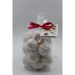 Spa Pure VANILLA Bath Bomb -14 Bath Bomb Fizzies - popular 1 oz gum drop shapped - ultra moisturizing with Shea, Mango & Cocoa Butter, makes a nice gift