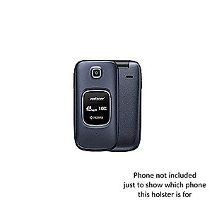 Wireless ProTech Case with Clip Compatible with Kyocera Cadence Phone Model S2720, Secure fit, Quick Release Latch and Heavy Duty Swivel Belt Clip Holster