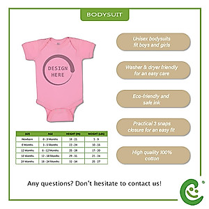 Cute Rascals Baby Bodysuit Back off I Have Big Sister Not Afraid Use Her Boy & Girl Baby Clothes Funny Cotton Soft Pink Design Only Newborn