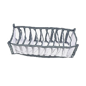 Zerodeko Box Underwear Storage Box Organizer Bags for Travel Compartment Organizer Box Foldable Basket Panties Organizer Drawer Underwear Organizer Closet Dresser Sock Sorting Box Wardrobe