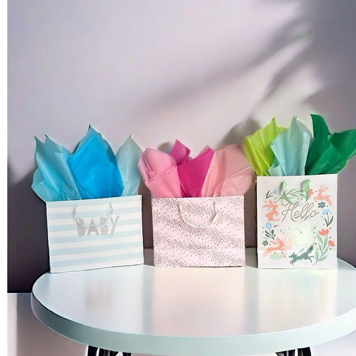 Bella Pack 120CT 36 Solid Vibrant Colors Gift Tissue Paper 20" x 20" Value Pack!