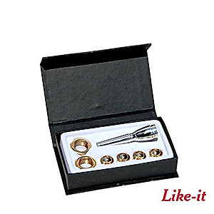 Brass Gold Silver Plated Bb and C key Trumpet Mouthpiece 3C 2C 2B 3B Trumpet Part