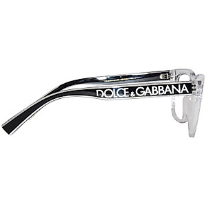 Dolce & Gabbana DG 5101 3133 Crystal Plastic Square Eyeglasses 50mm