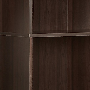 Sauder Beginnings 5-Shelf Bookcase, Cinnamon Cherry finish