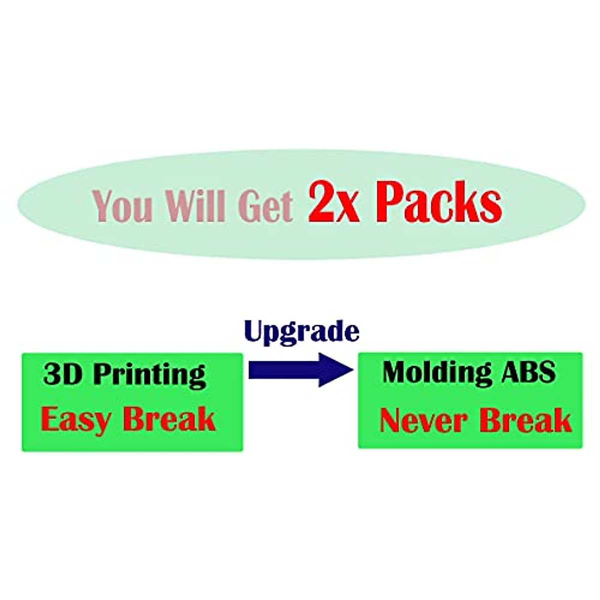 Tesla Model 3/Y Charger Lock for J1772 Adapter (Works with Non Flange Adapter, Not Work with Model S/X) (Red)[2PACK]