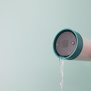 Circular & Co Reusable Coffee Cup - 16oz - 100% Leakproof Large Travel Mug - Made from Recycled Coffee Cups - Sustainble Coffee Tumbler - 360 Drinking - BPA Free - Dishwasher Safe