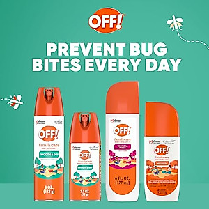 OFF! Family Care Insect & Mosquito Repellent I, Smooth & Dry Bug Spray for the Beach, Backyard, Picnics and More, 2.5 oz. (Pack of 12)
