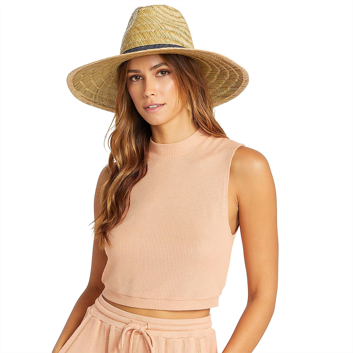Volcom Women's Throw Shade Straw Hat, Natural
