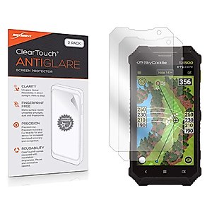 BoxWave Screen Protector Compatible with SkyCaddie SX500 - ClearTouch Anti-Glare (2-Pack), Anti-Fingerprint Matte Film Skin