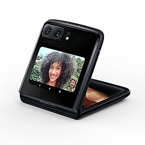 Motorola Razr 2022 Dual-SIM 256GB ROM + 8GB RAM (GSM Only | No CDMA) Factory Unlocked 5G Smartphone (Satin Black) - International Version