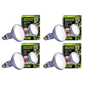 Exo Terra Sun-Glo Basking Spot Lamp, 150-Watt/120-Volt (4 Pack)